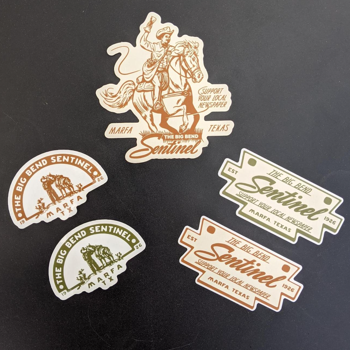 Big Bend Sentinel Stickers – The Sentinel